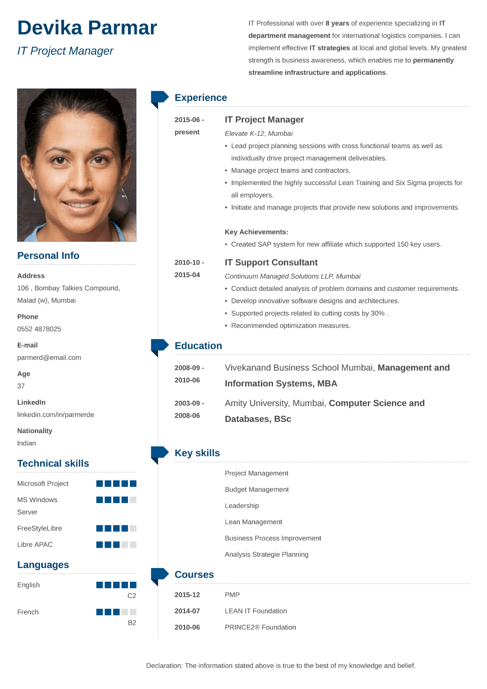 18 Professional Resume Formats Fill In The Blanks Land A Job