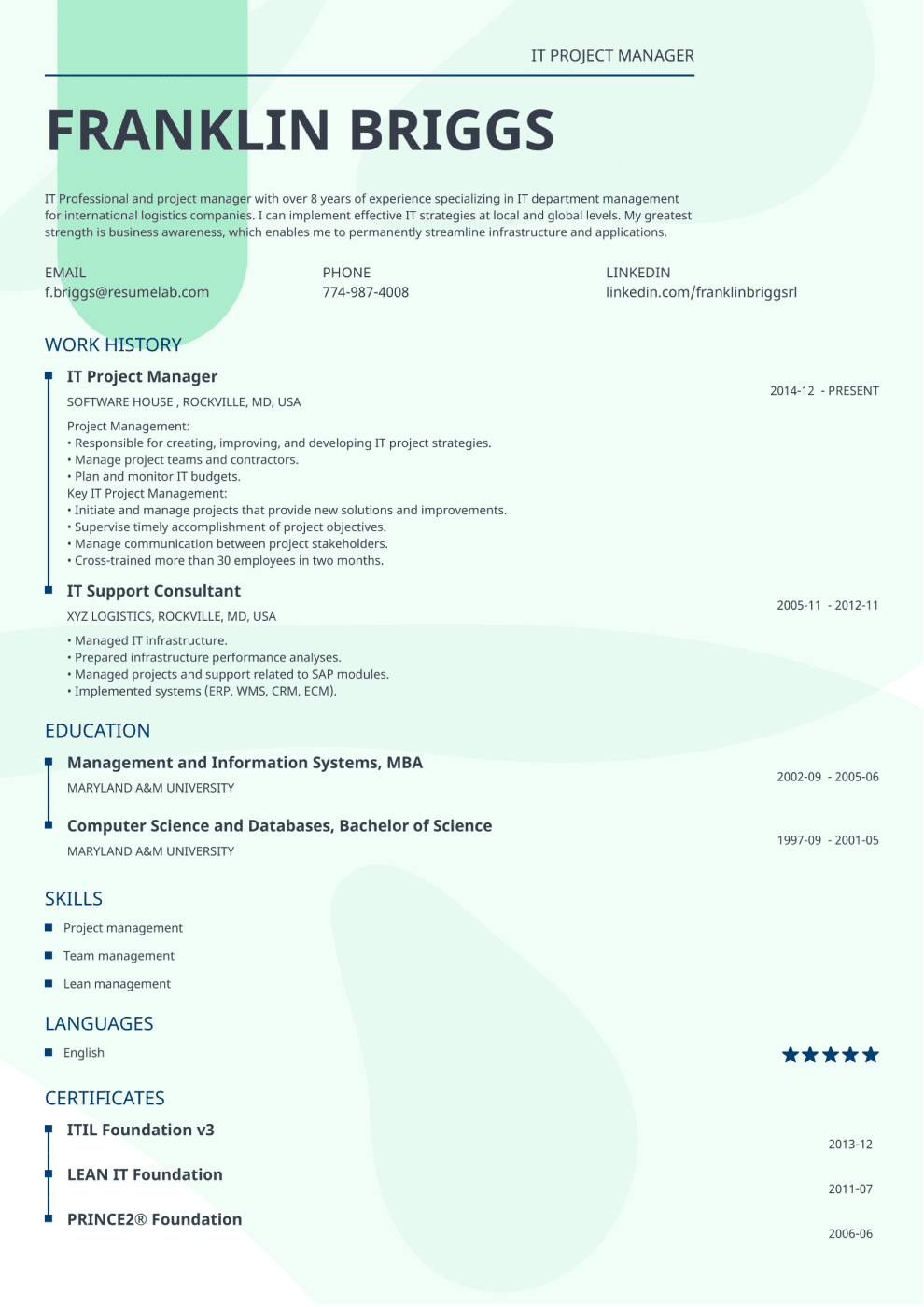 Resume Templates You Should Use [Download Now]
