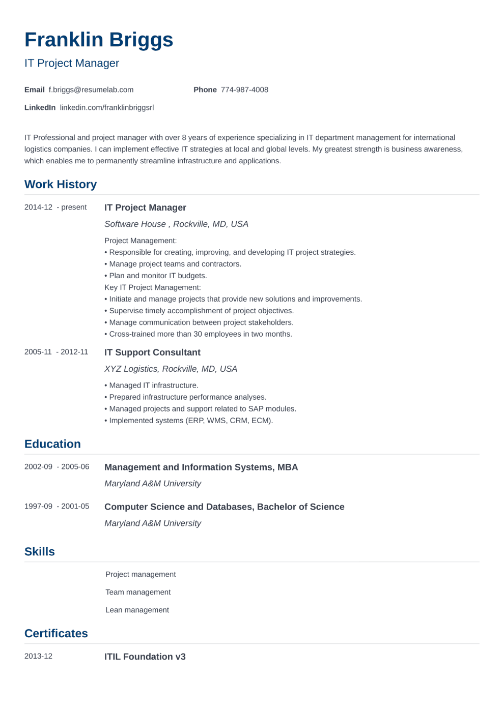Resume Templates You Should Use in 2024 [Download Now]