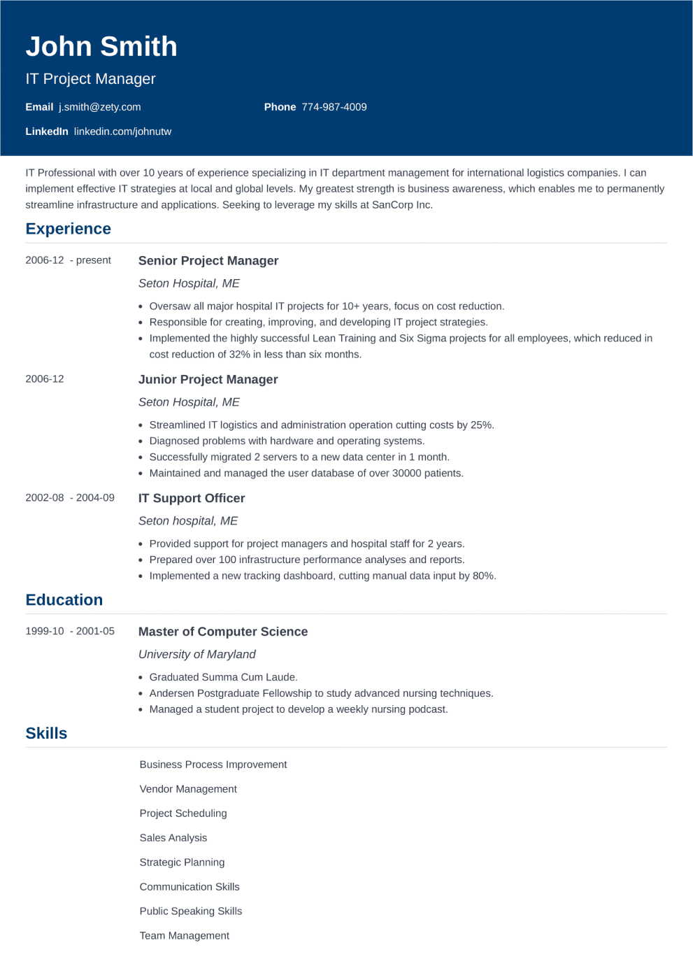 20+ CV Templates That Will Get You the Job