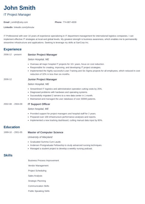 20+ CV Templates That Will Get You the Job