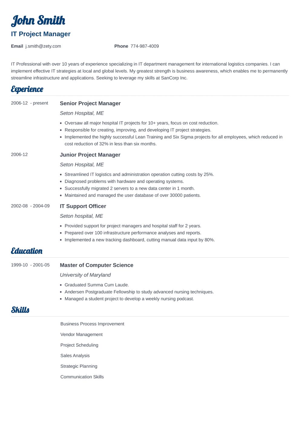 20+ CV Templates That Will Get You the Job