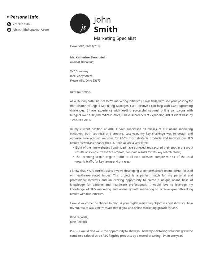 Cover Letter Examples for Any Job (Free)