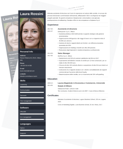 Crea il curriculum vitae perfetto per il lavoro dei tuoi sogni