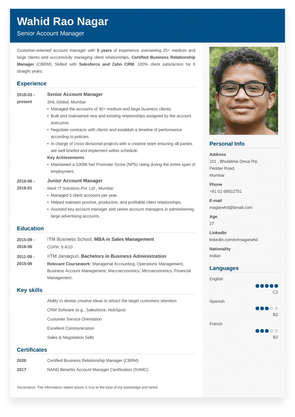 Free CV Maker Create A CV Online Now With ResumeLab