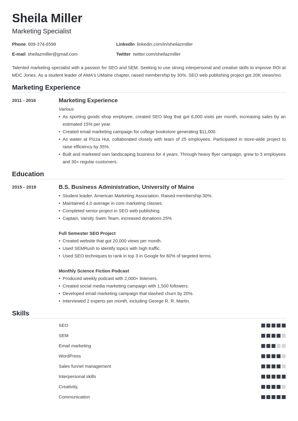 University Student CV Template 20 Writing Tips Samples