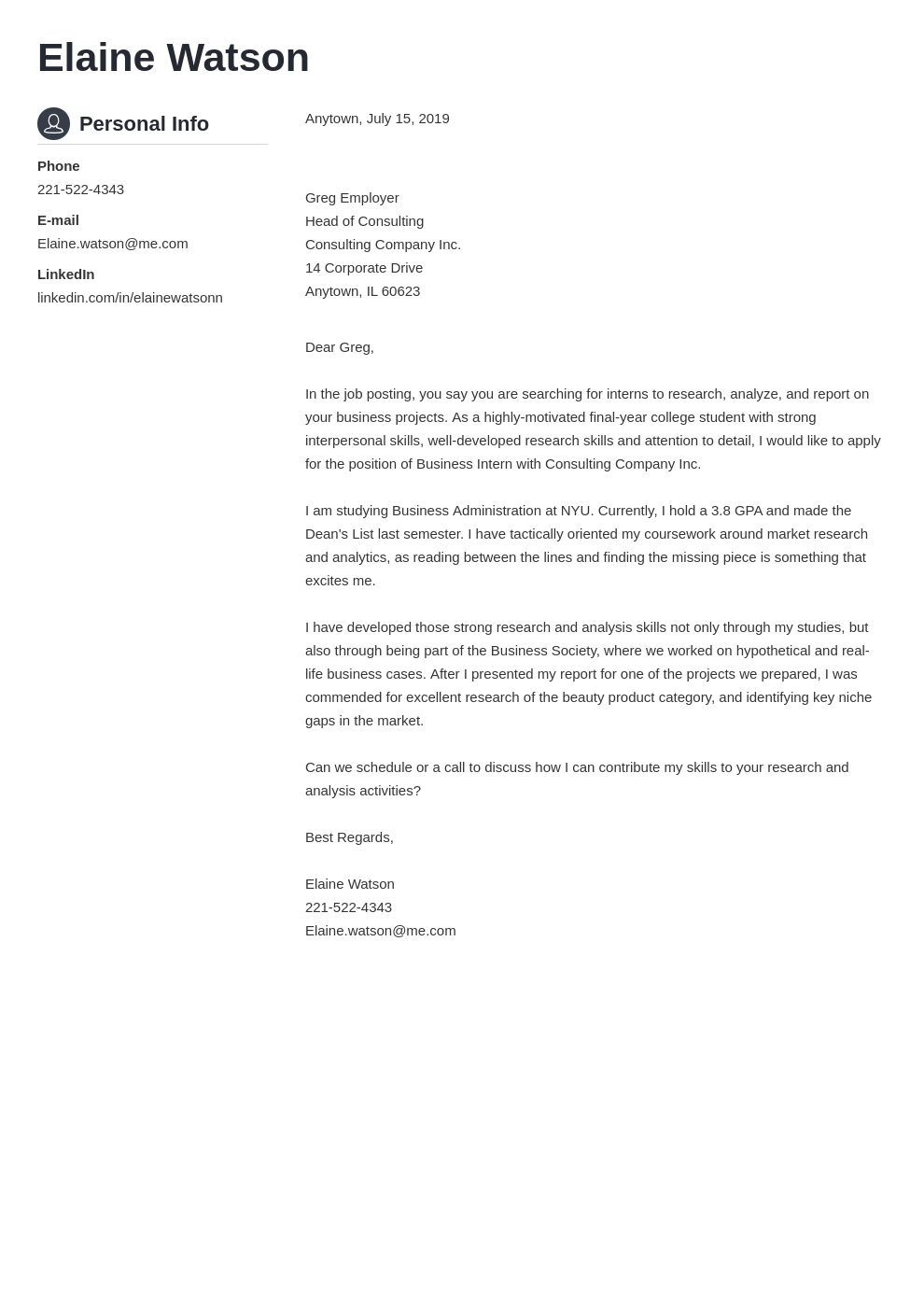 Business Cover Letter Examples Templates 2023 Ready 