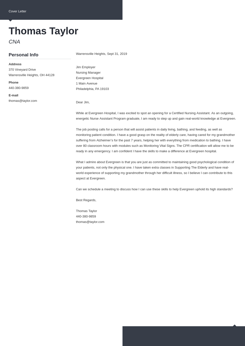 CNA Cover Letter Examples Templates Also No Experience CNA Cover Letter Examples Templates Also No Experience