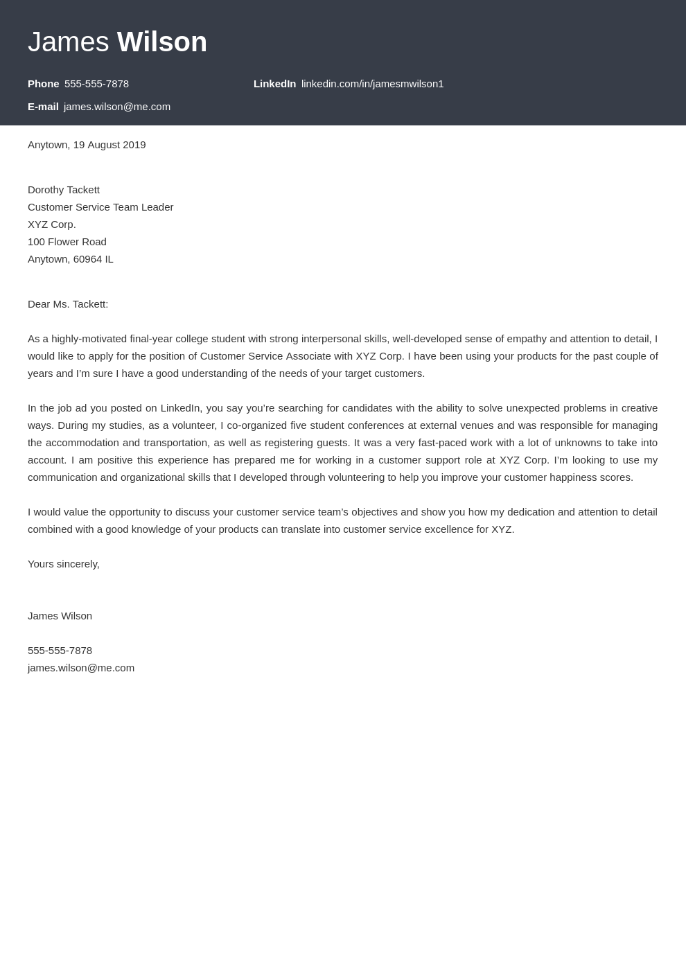 Customer Service Cover Letter Examples Ready Templates