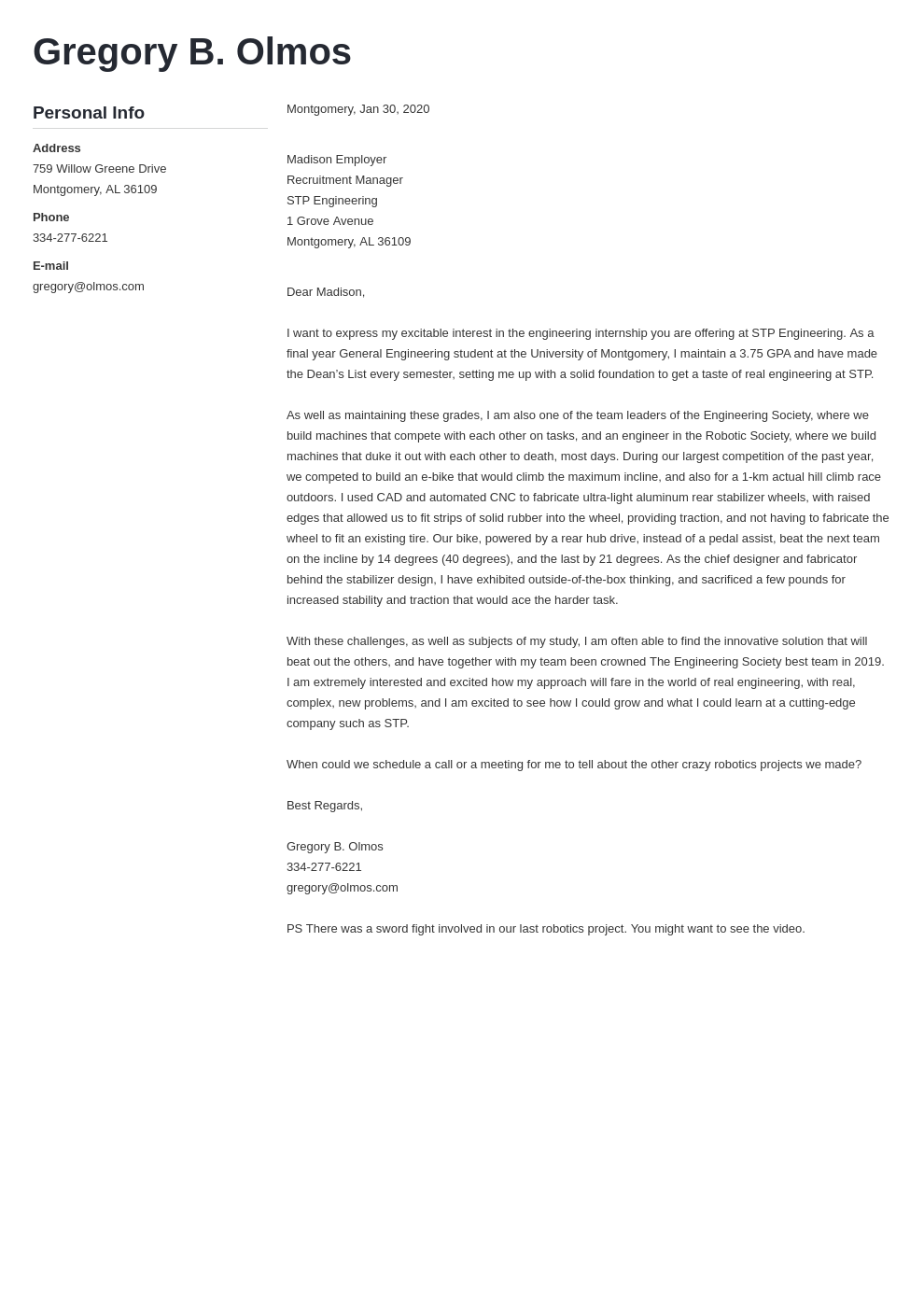 Engineering Internship Cover Letter Examples Guide