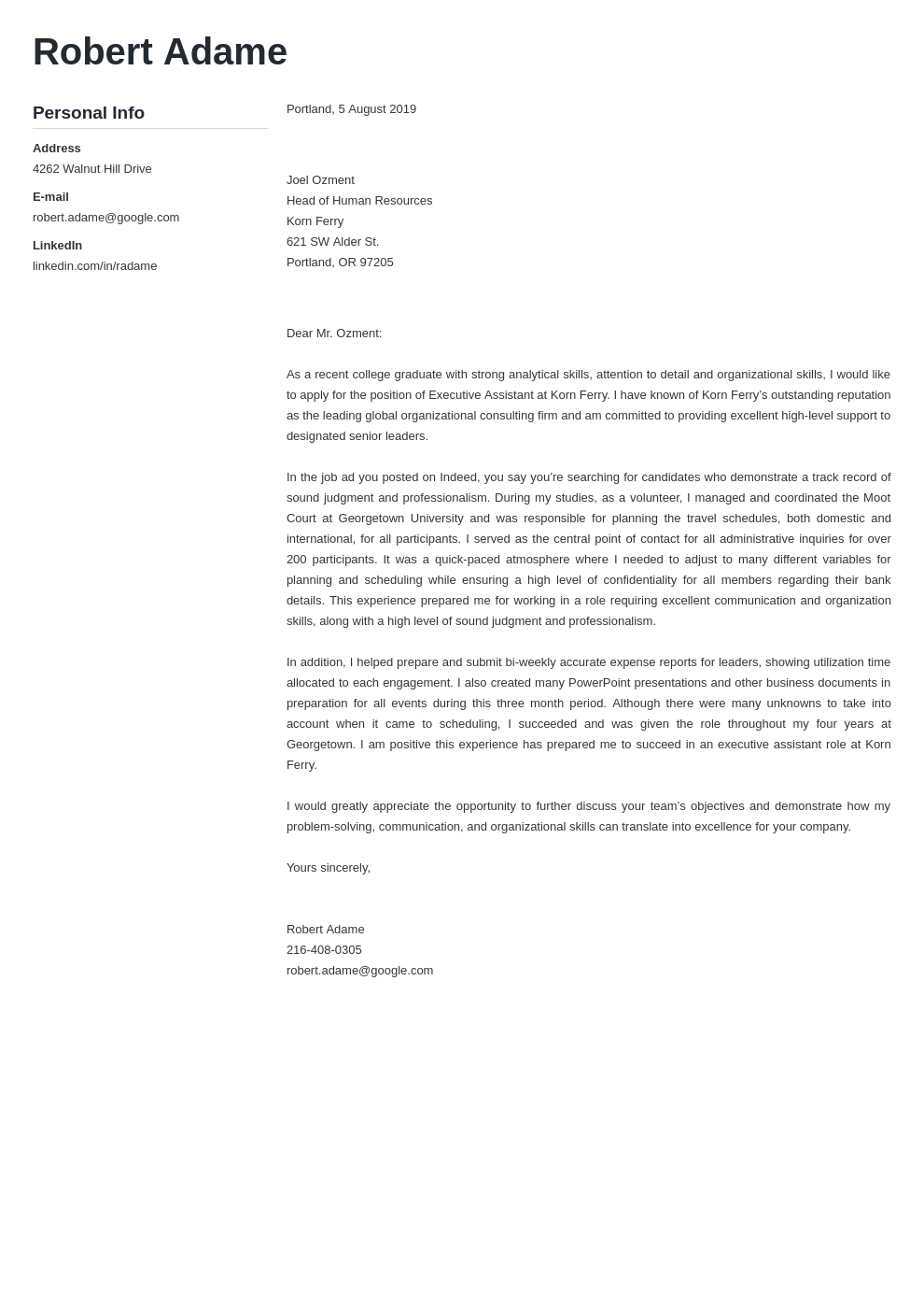 Executive Assistant Cover Letter Examples For 2023