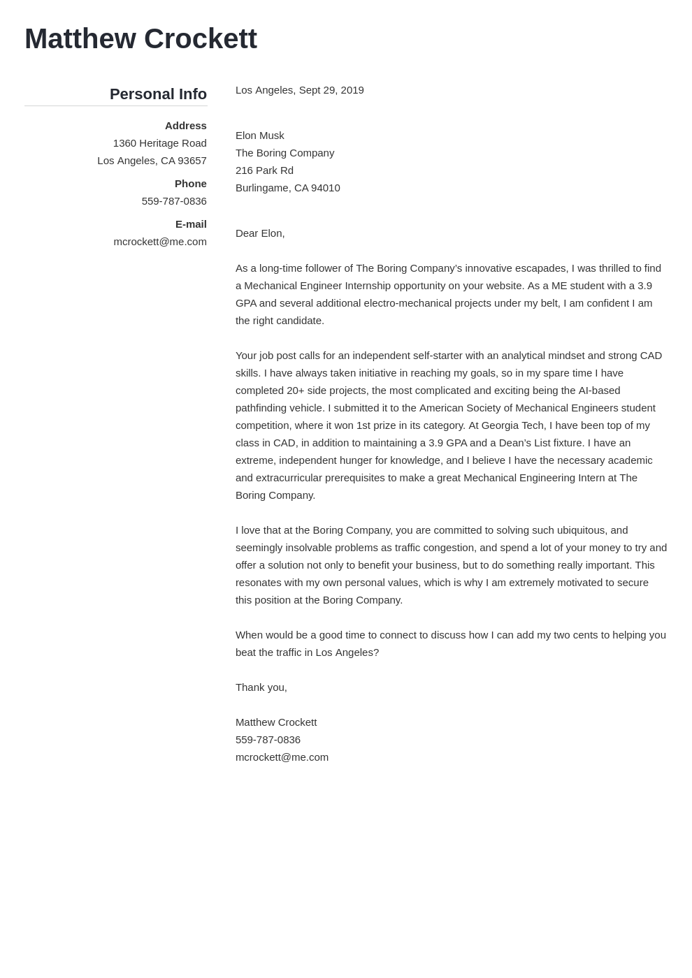 11 Sample Cover Letter For Mechanical Engineer Cover Letter Example 