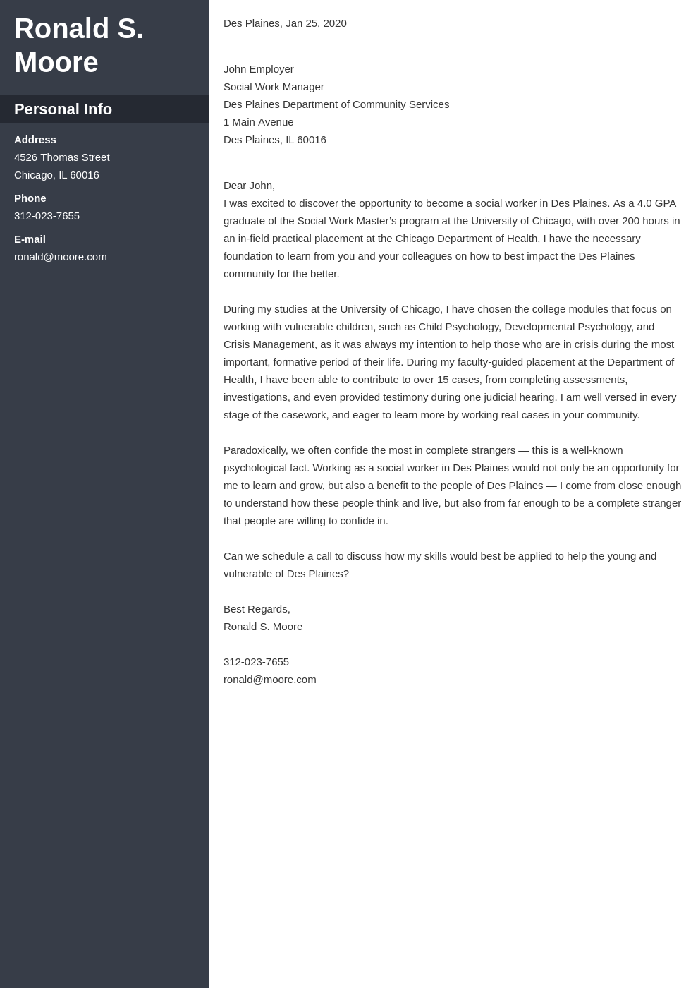 Social Work Cover Letter Examples Templates For 2024