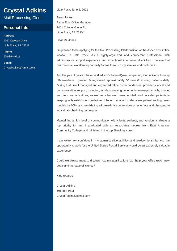 USPS Cover Letter Application Samples Templates To Fill USPS Cover Letter Application Samples Templates To Fill