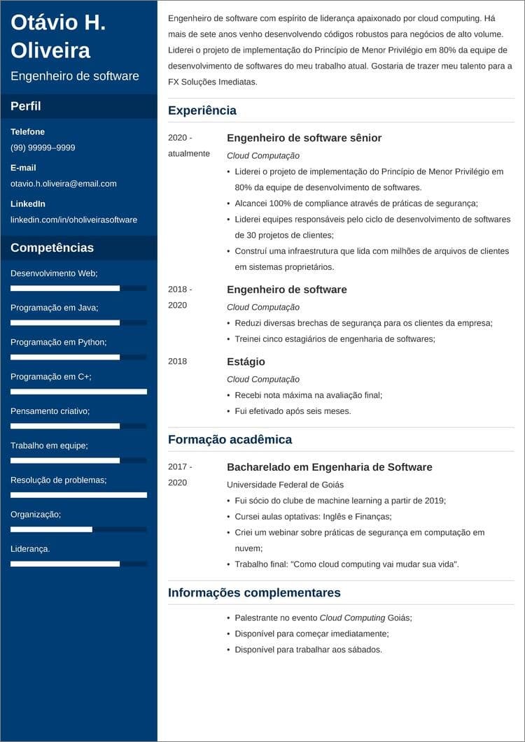 Currículo online grátis: onde fazer e modelos em PDF