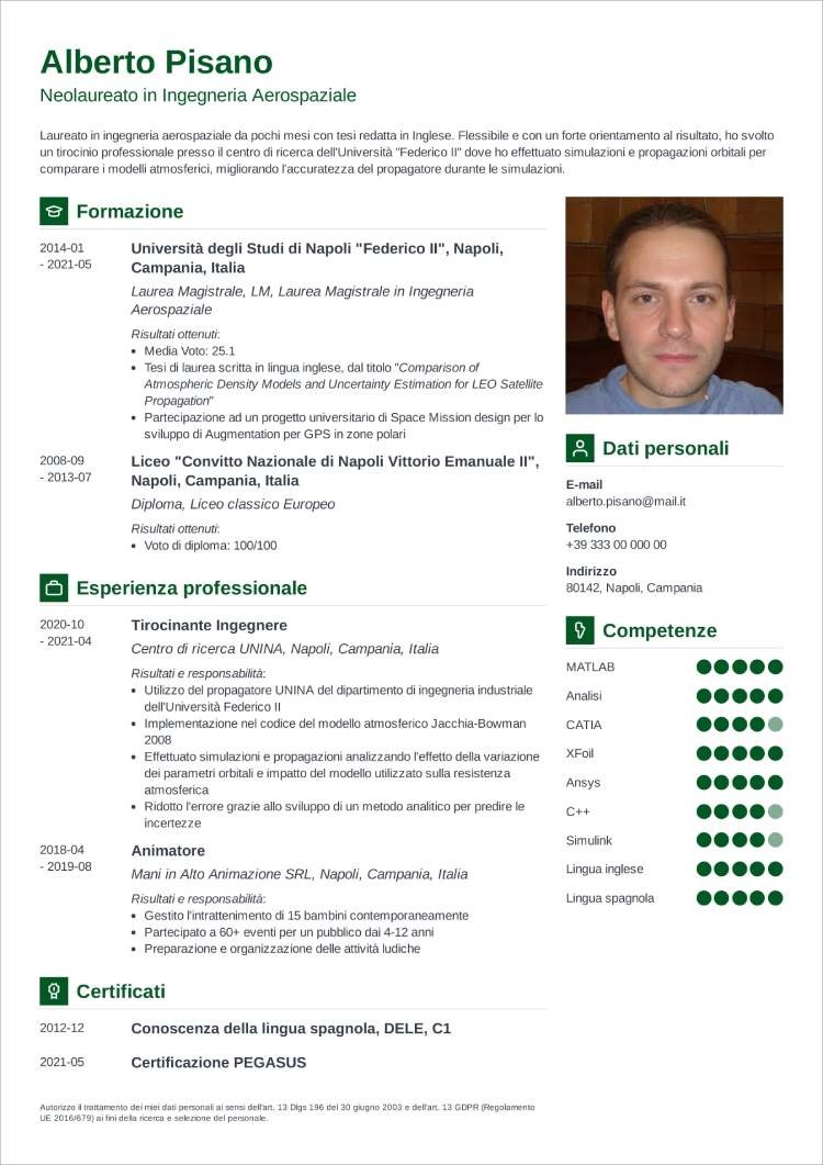 Curriculum vitae editabile: 21 modelli di CV pronti per te