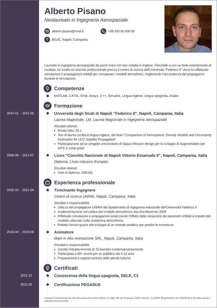 21 modelli curriculum vitae da compilare e scaricare PDF