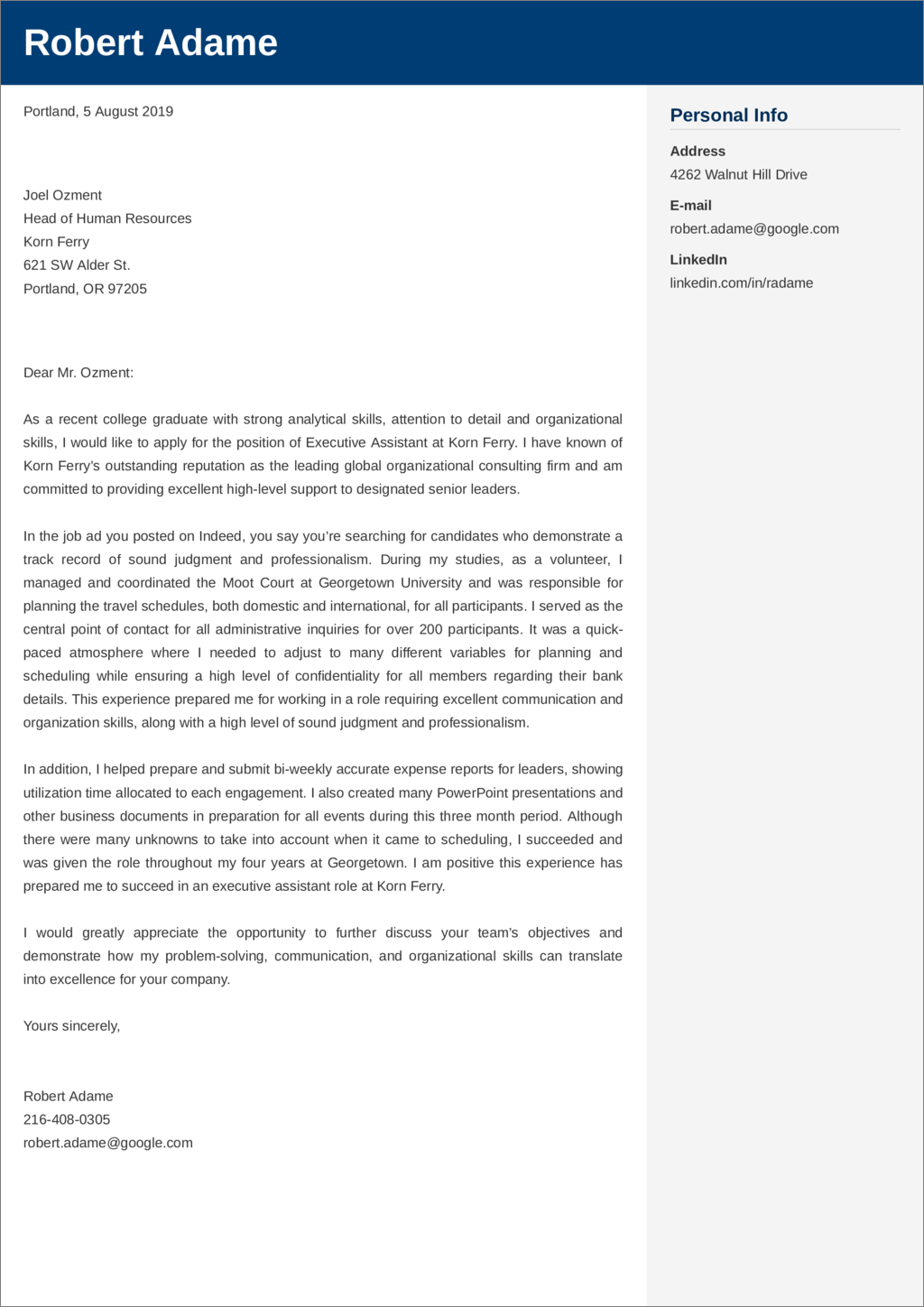 Executive Assistant Resume Examples Writing Tips For 2023