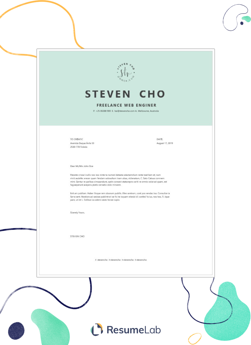 50 Microsoft Word Cover Letter Templates (Free Download!)
