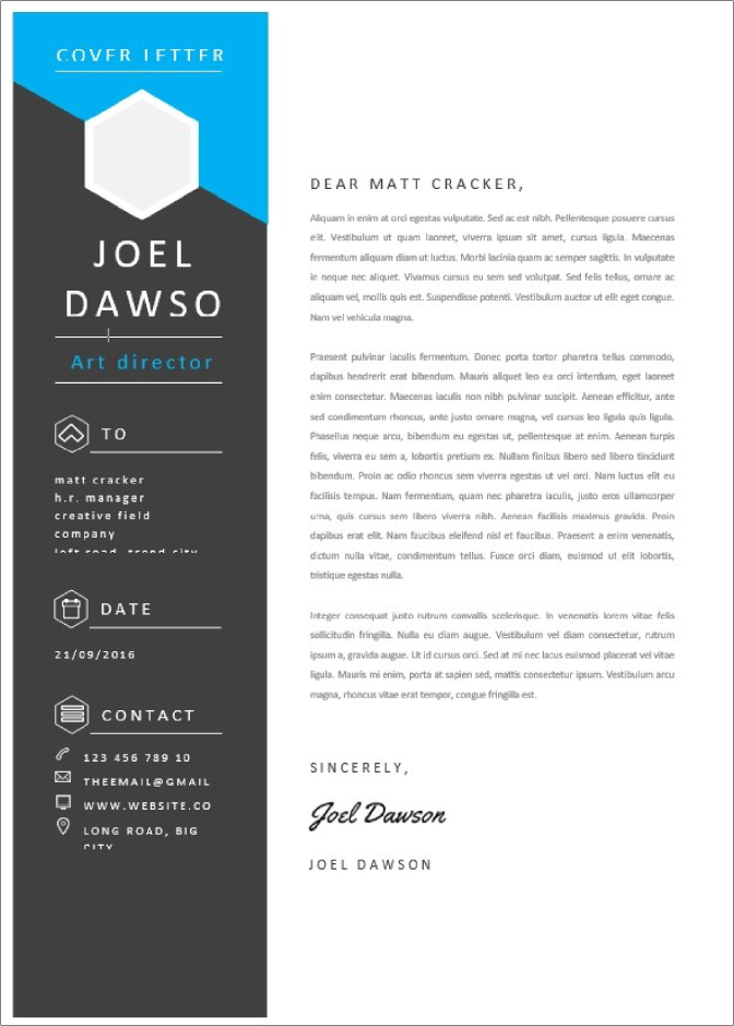 50 Microsoft Word Cover Letter Templates (Free Download!)