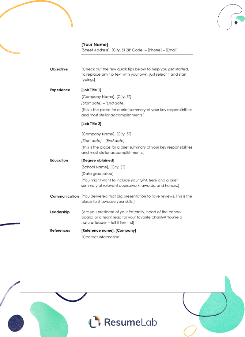 50+ Free CV Templates for Microsoft Word (Download Now)