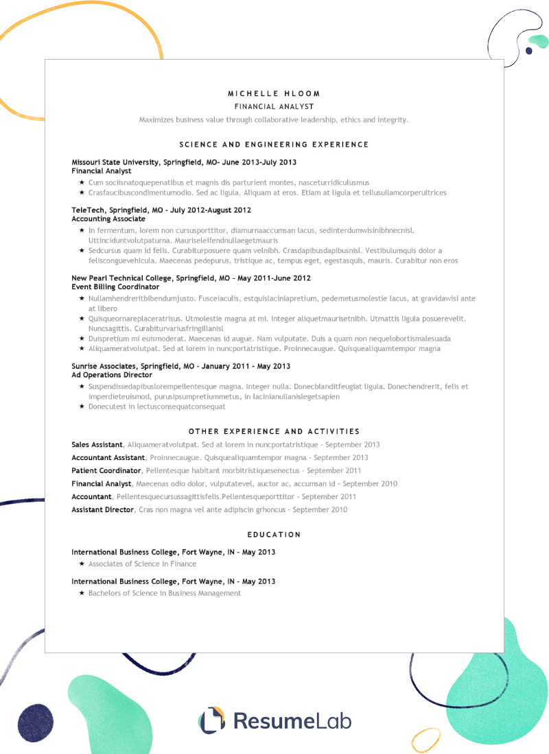 25+ Word Resume Templates (Free & Premium)