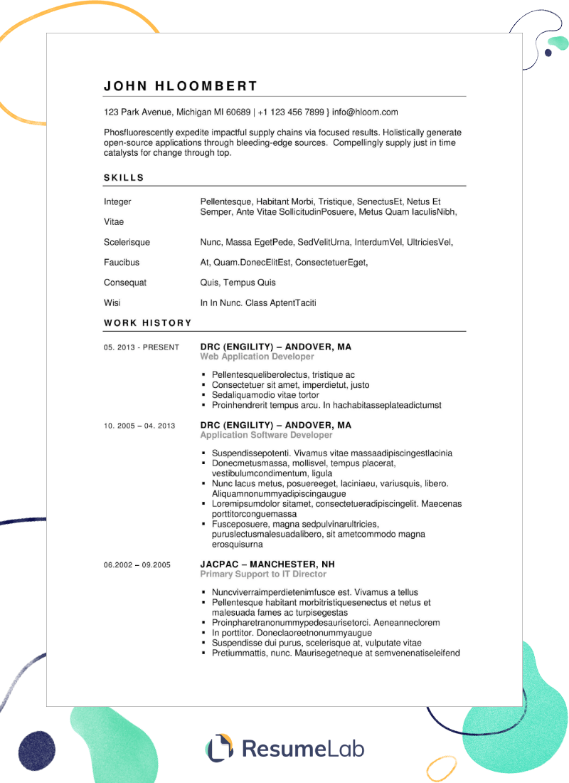 Free Resume Download In Word Naashoes