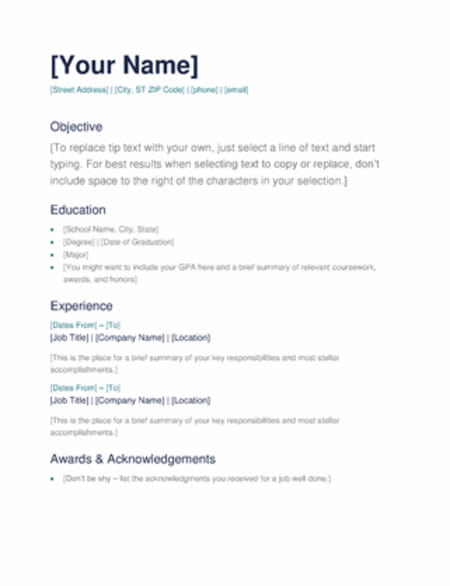 Free Resume Templates The Ultimate Collection For 2023