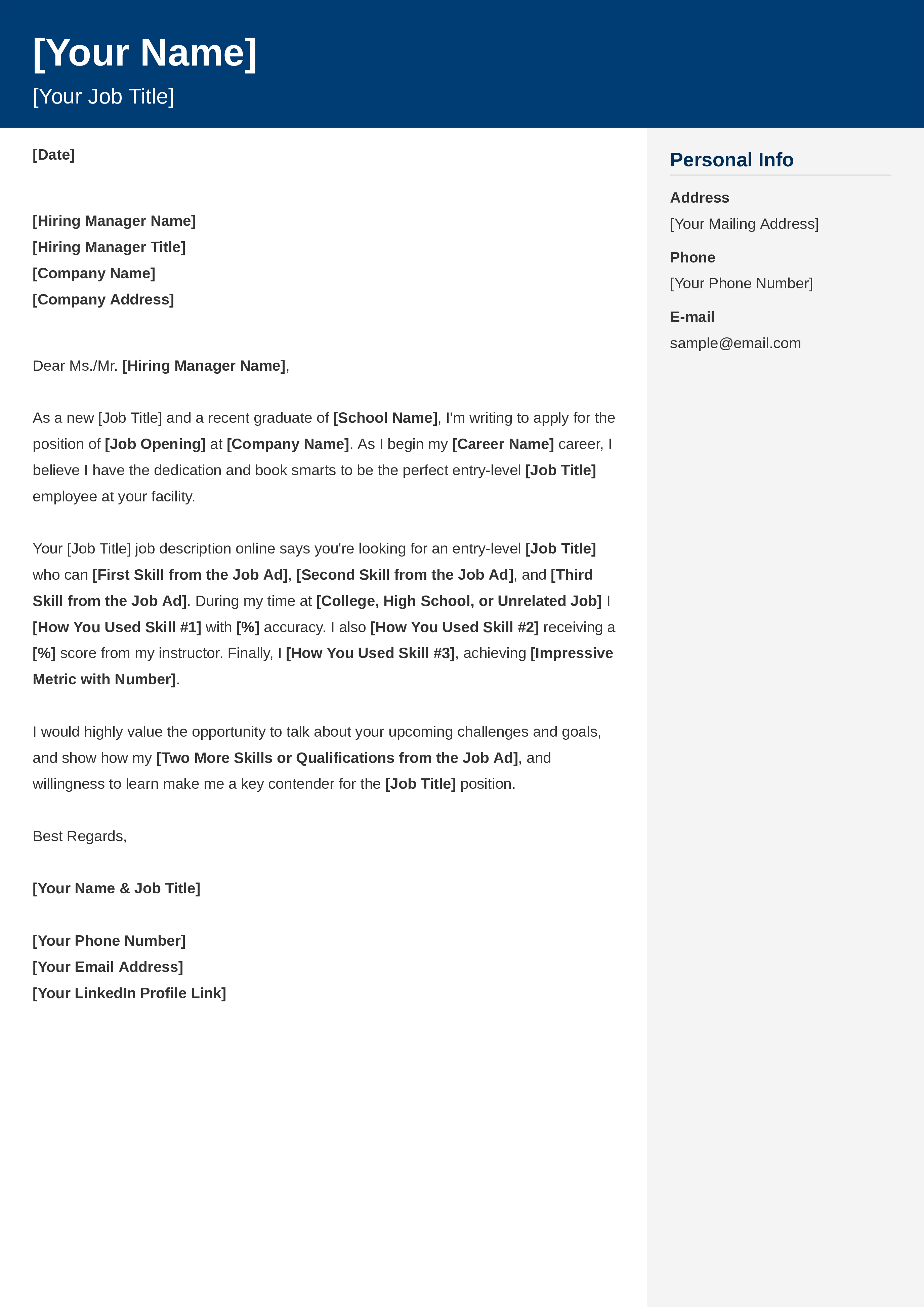 General Cover Letter That s Not Generic Free Samples 2022 