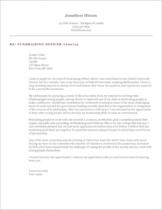 20 Best Cover Letter Templates For Google Docs For 2023