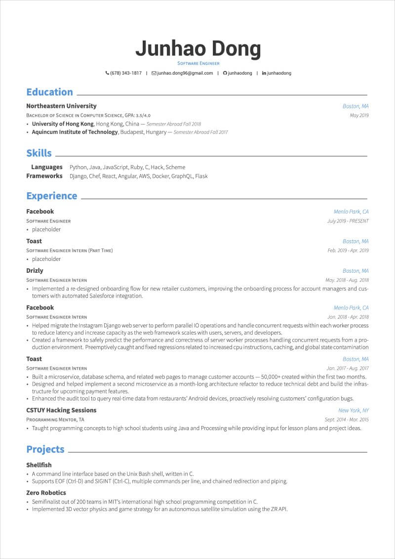 15 LaTeX Resume Templates And CV Templates For 2023
