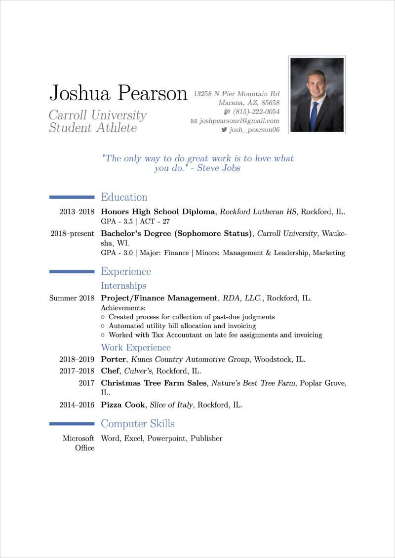 15 LaTeX CV Templates And CV Templates For 2023