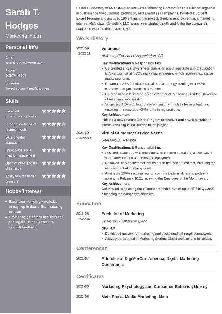 Ally 2025 Internship Resume Daniela P Hahn