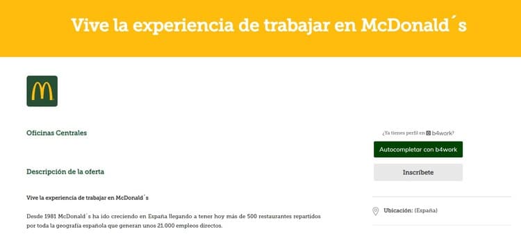 Enviar tu currículum a McDonald’s: paso a paso (2025)