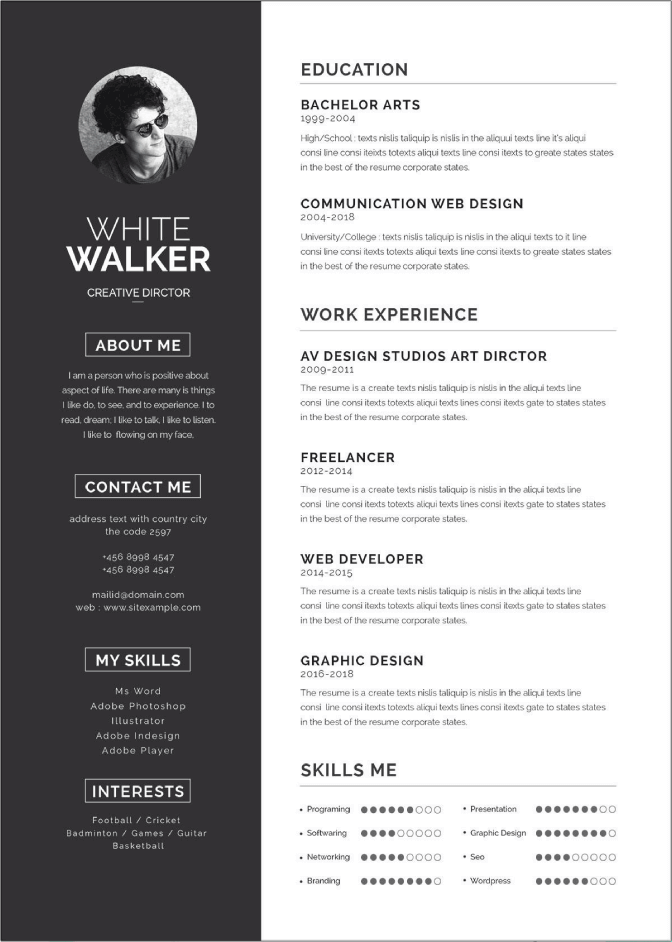 Free Resume Templates For Word To Download Now
