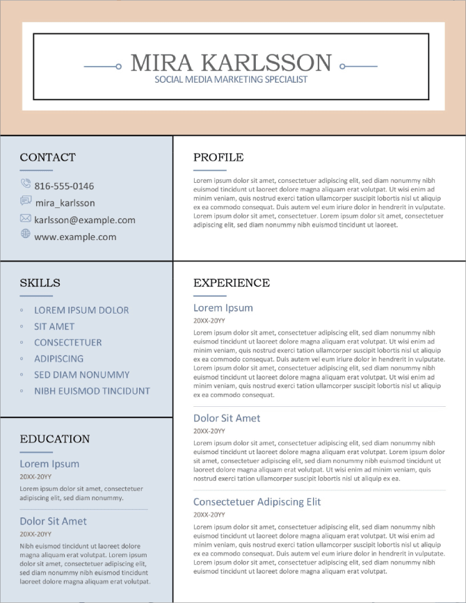 50+ Free CV Templates for Microsoft Word (Download Now)