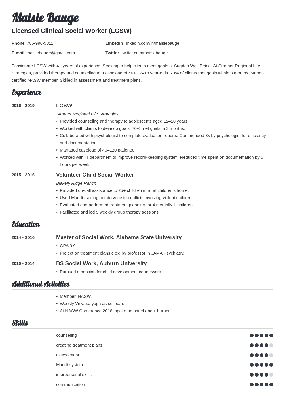 Social Work Resume Examples Skill List For Social Workers Social Work Resume Examples Skill List For Social Workers