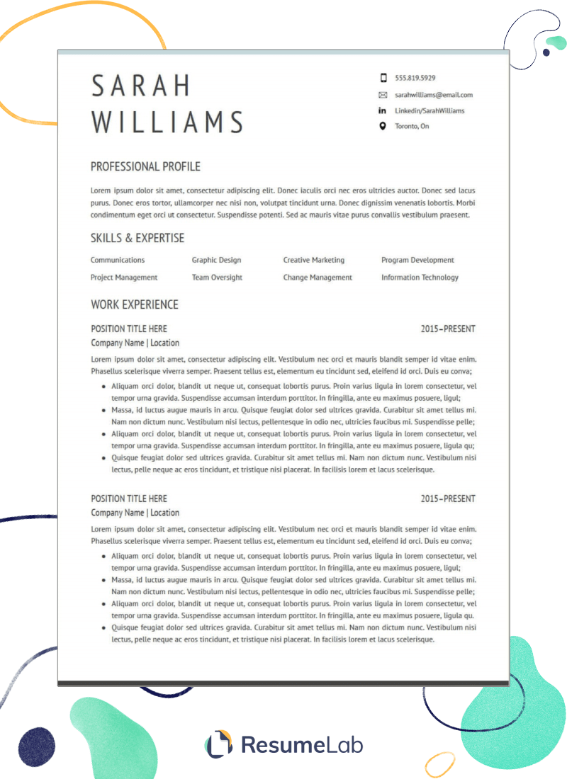 Google Docs CV Templates To Download for Free in 2025